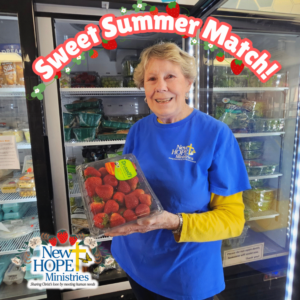 Summer Match! - New Hope Ministries - Sharing Christ's Love By Meeting Human Needs
